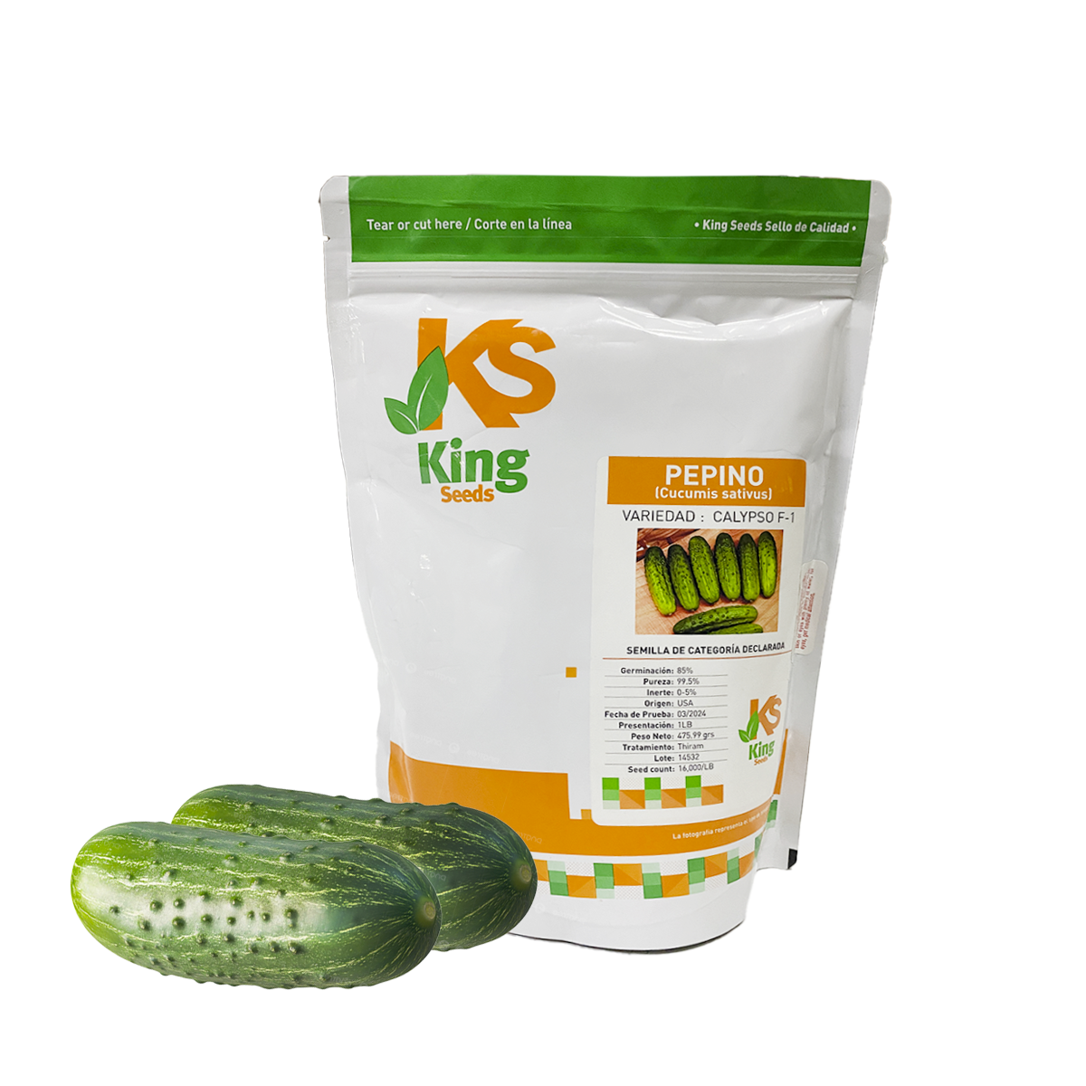 Pepino Calypso F-1 Sobre 15 Millares – King Seeds Online