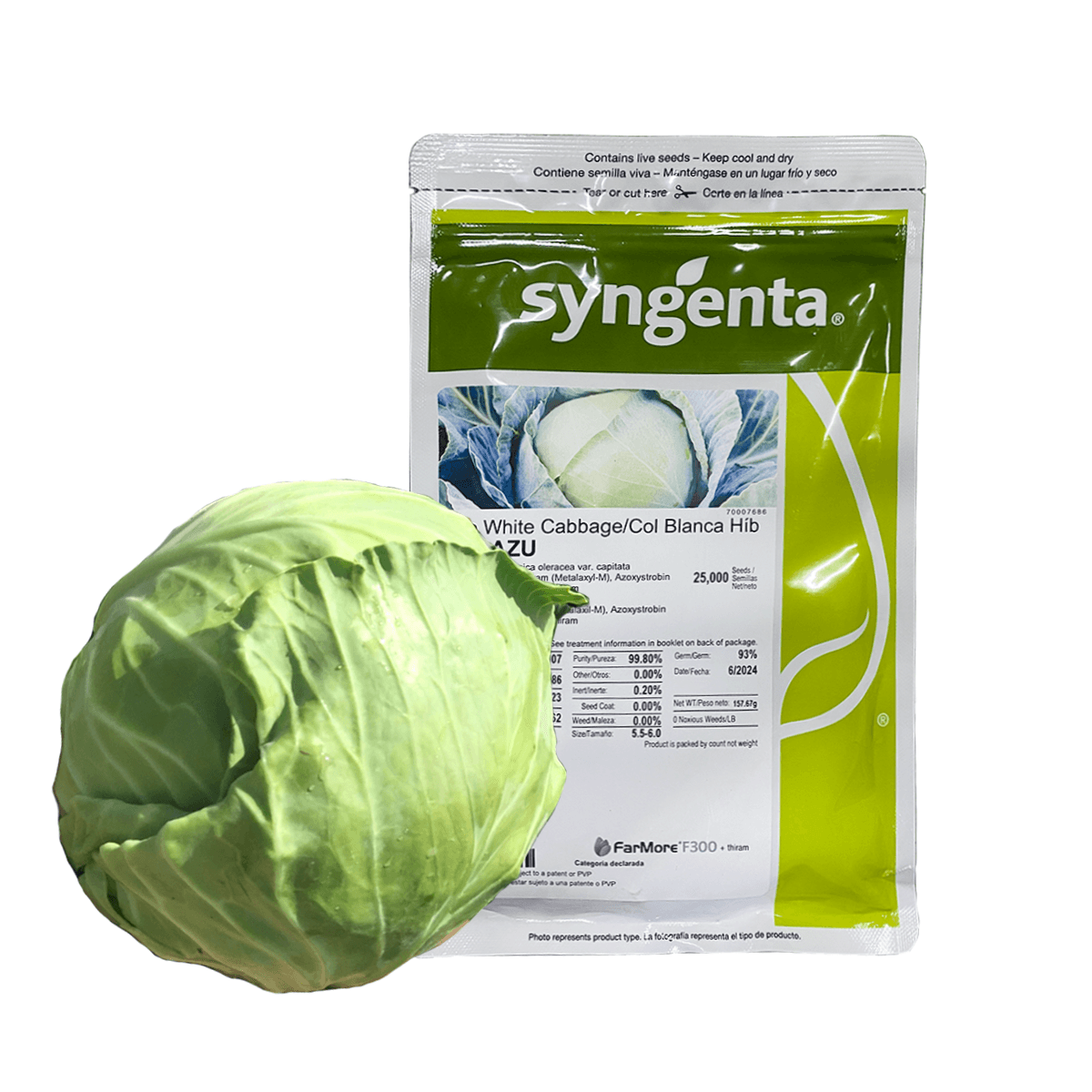 Repollo Escazu Sobre 25 Millares – King Seeds Online